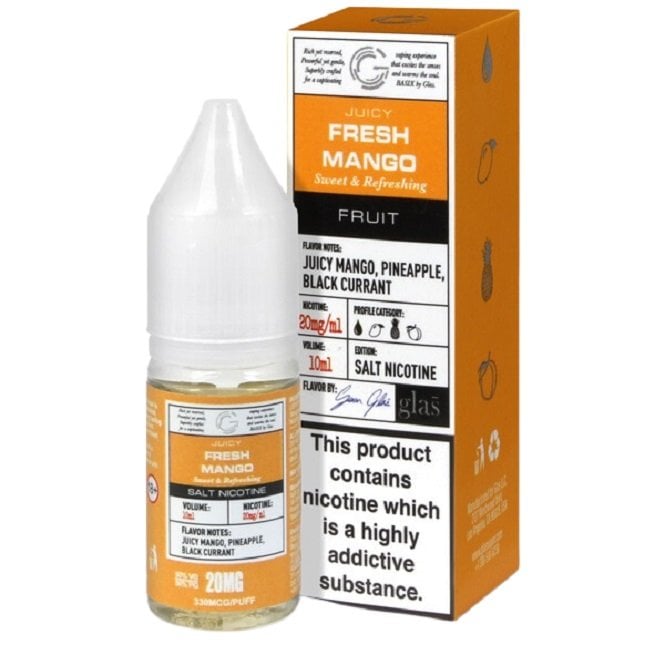 Fresh Mango 10ml Nic Salt By Glas — Zapp Ecigs