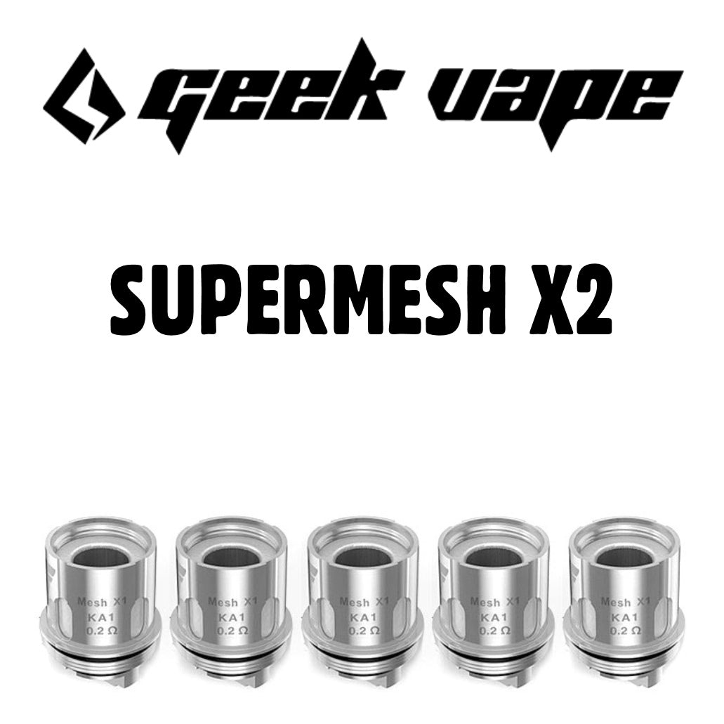 Geekvape Supermesh Mesh X2 Coils 5Pack — Zapp Ecigs