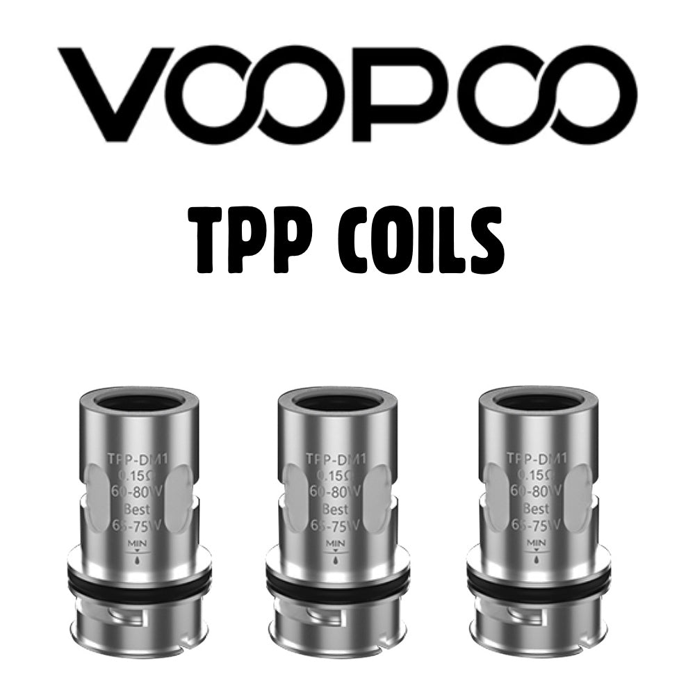 Voopoo TPP Coils - Drag 3 & Drag X & Drag S Pro - 3 Pack — Zapp Ecigs